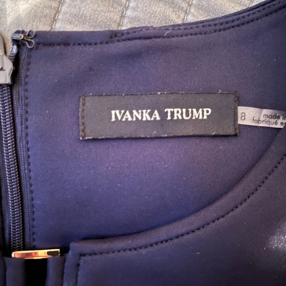 Ivanka Trump | Dresses | Ivanka Trump Navy Blue Sheath Size 8 | Poshmark